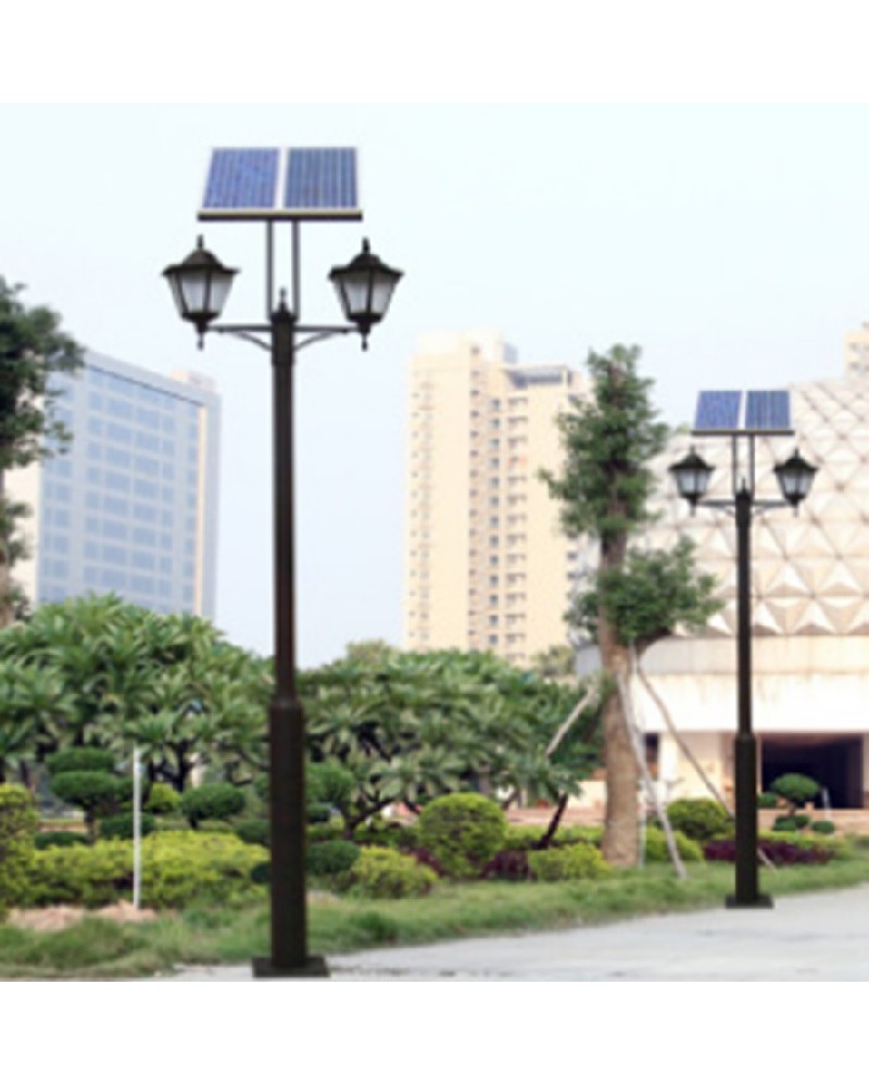 LED Solar Pole 2x10W